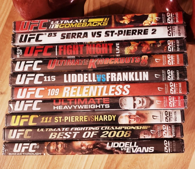 NEW UFC ULTIMATE Comebacks Fighting Championship DVD lot 10 $55.00 ...