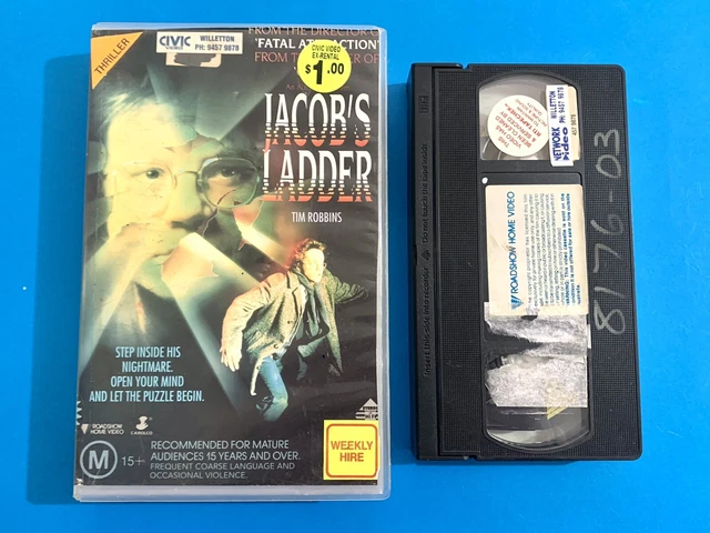 JACOB'S LADDER VHS 1990 Horror Roadshow Australian Rental Release Video ...