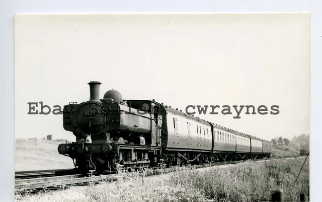 RAILWAY PHOTO: EX GWR 8703 0-6-0T near Horfield 1954 BR WR [L2792] £1. ...