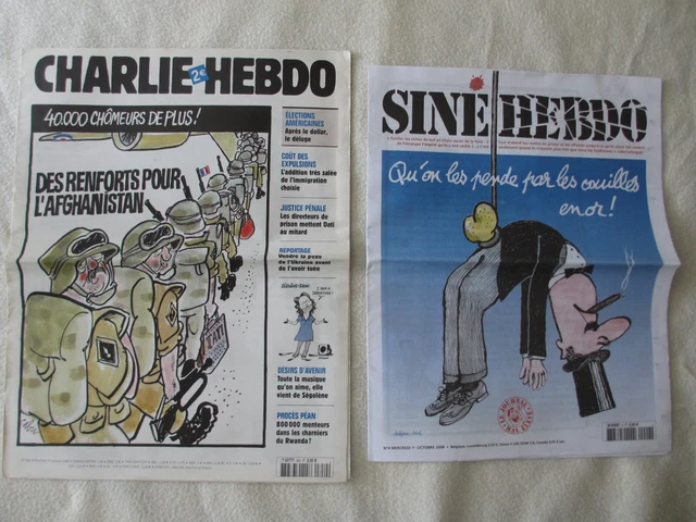 CHARLIE HEBDO N° 851 + Sine Hebo N° 5 - 08/10/2008 EUR 5,00 - PicClick FR