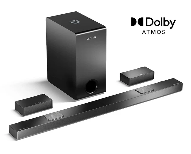 5.1.2 DOLBY ATMOS Soundbar WITH subwoofer 3D Surround Sound 520W And ...