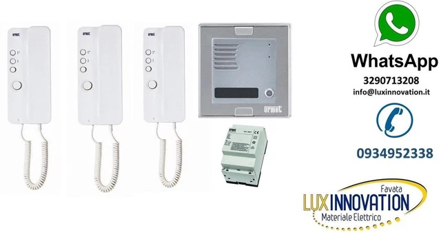URMET SINGLE FAMILY Intercom Kit With 3 Horns 1150/1 Intercom Kit 3 Intercoms £137.01 - PicClick UK