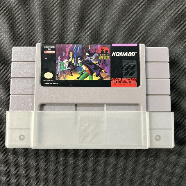ADVENTURES OF BATMAN & Robin (Super Nintendo Entertainment System, 1994 ...