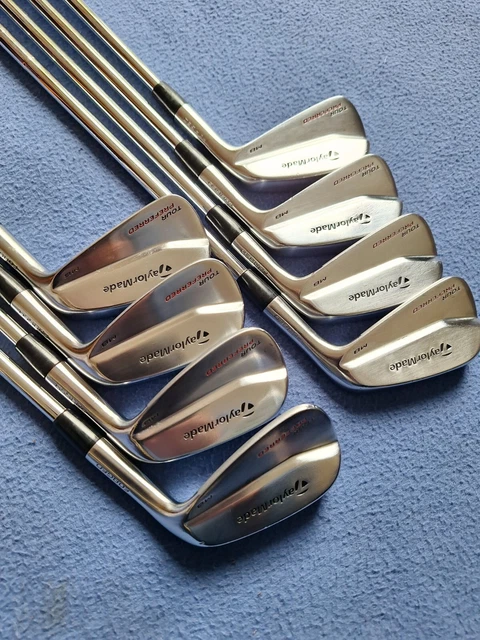 TAYLORMADE TOUR PREFERRED MB irons 3-PW Nippon NS Pro prototype Stiff £230.00 - PicClick UK