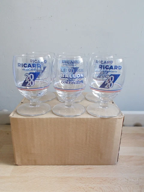 6 VERRES BALLON RICARD ÉDITION LIMITÉE 2020 - LE VERRE BALLON COLLECTOR ...