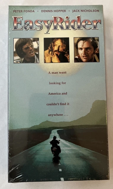 EASY RIDER (VHS, 1993) Jack Nicholson, Dennis Hopper, Peter Fonda NEW ...