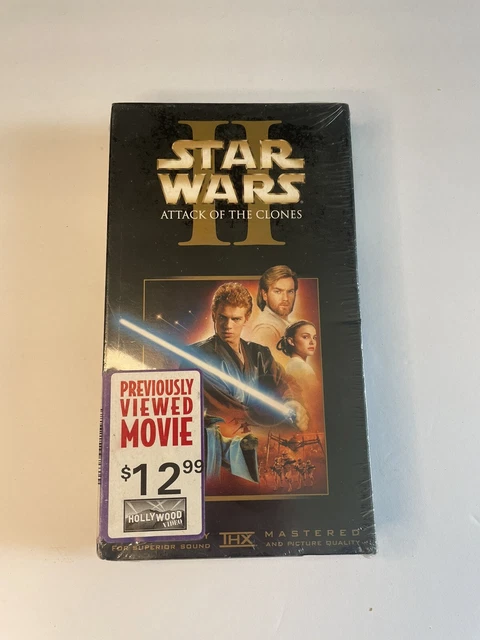 STAR WARS EPISODE II: Attack of the Clones (VHS, 2002, Special Edition ...