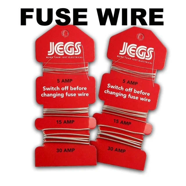 PACK OF 2 Fuse Wire Card 5A 15A 30A £3.49 - PicClick UK