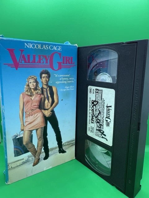 VALLEY GIRL-VHS-1989 NICOLAS Cage/Deborah Foreman-Video Treasures ...