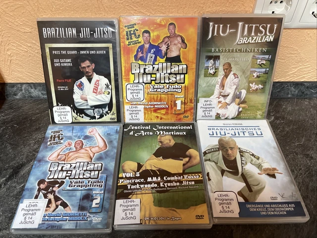 6 DVD BOX Brazilian Jiu-Jitsu BJJ Grappling Basic & Advanced EUR 16,00 ...