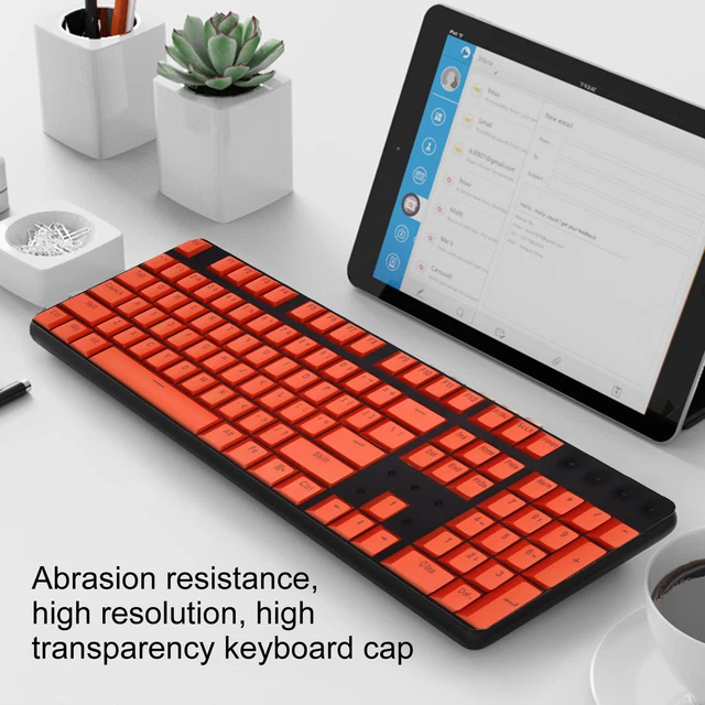 104PCS MECHANICAL KEYBOARD Caps Universal Replacement Oem Backlight ...