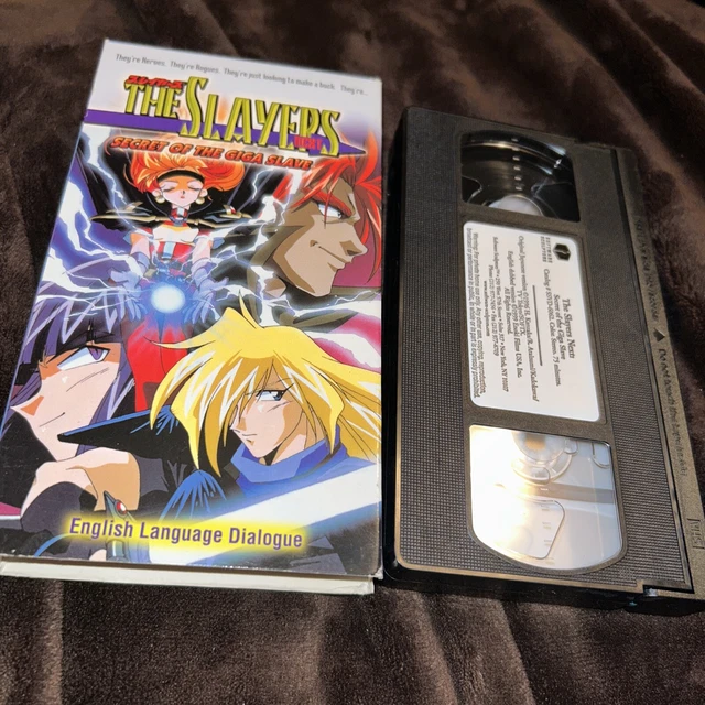 THE SLAYERS NEXT - Anime VHS - Secret Of The Giga Slave - Tested ...