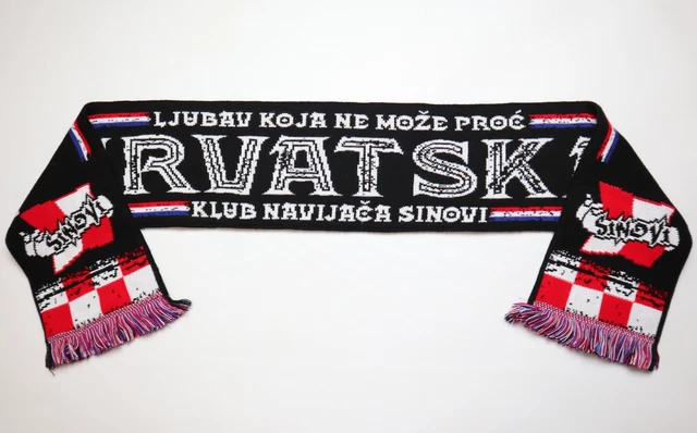 HRVATSKA KLUB NAVIJACA Sinovi Croatia Ultras Tifo Scarf Schal Sciarpa ...