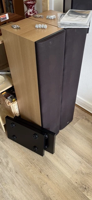 BOWERS AND WILKINS 684 Speakers Light Oak £260.68 - PicClick UK