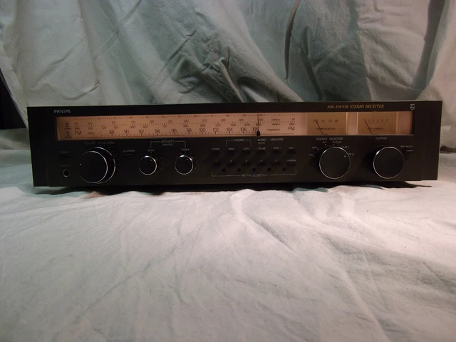 PHILIPS 606 AM-FM Stereo Receiver EUR 99,00 - PicClick DE