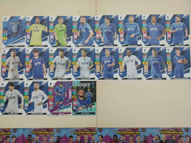 PANINI CALCIATORI ADRENALYN 2024-25 2025 Fiorentina Squadra Completa 18 Card EUR 8,00 - PicClick IT