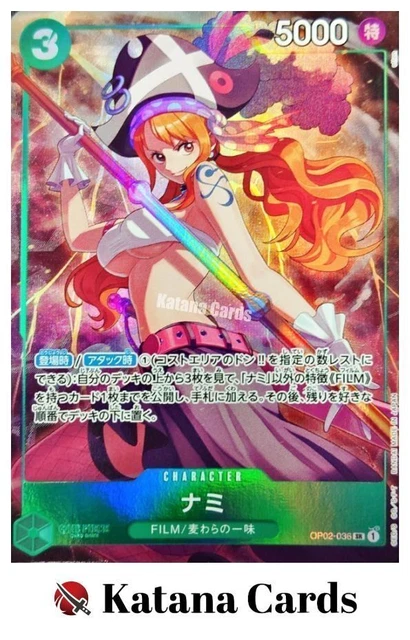 Nami One Piece Card Game FOR SALE! - PicClick UK