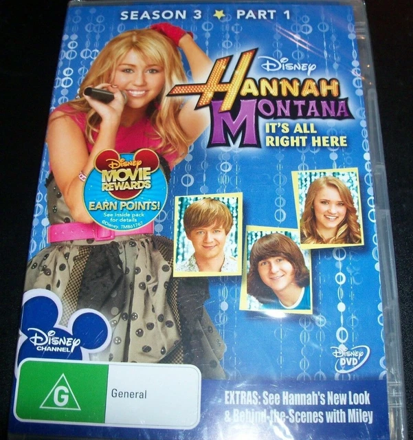 HANNAH MONTANA SEASON 3 Part 1 (Australia Region 4) DVD - NEW $71.99 ...
