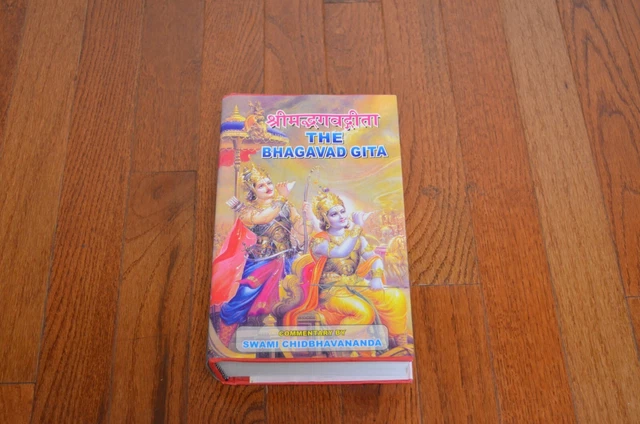 THE BHAGAVAD GITA with Commentary By Swami Chidbhavananda (Hardcover) £ ...