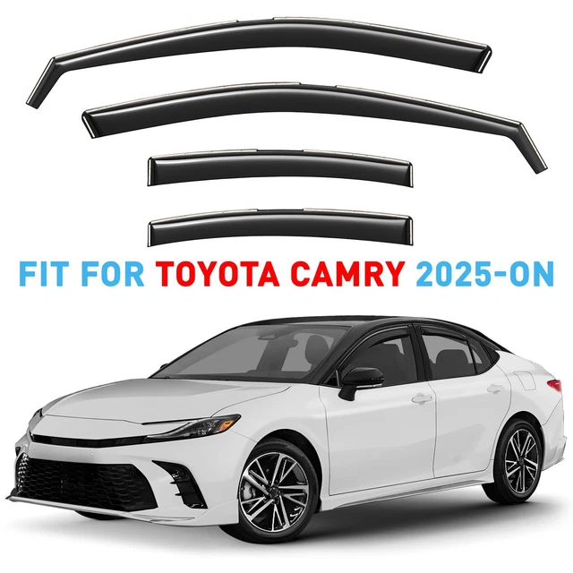 SIDE WINDOW DEFLECTORS Rain Guards for 2025-on Toyota Camry Sedan $78. ...