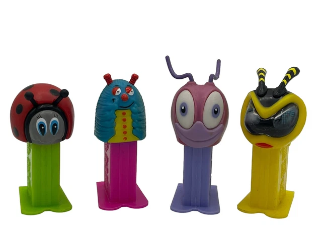 VINTAGE MINI BUG'S LIFE, Alien, Flutterfly, Centipede, Lady Bug Pez w ...