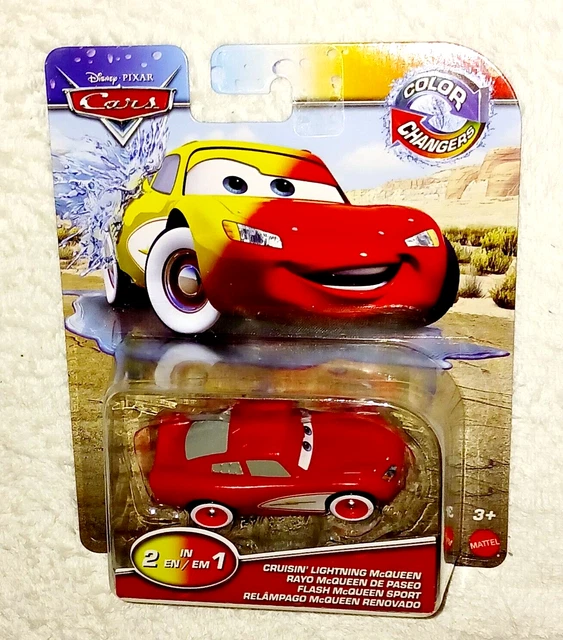DISNEY PIXAR CARS COLOR CHANGERS "CRUISIN' LIGHTNING McQUEEN" COLOR ...