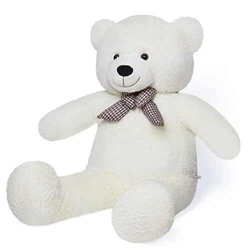 YUNNASI 100CM WHITE Giant Teddy Bear,Cuddly Large XL Teddy Bear Plush ...