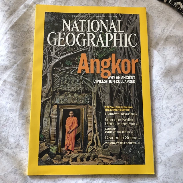 NATIONAL GEOGRAPHIC MAGAZINE - July 2009 - Angkor Why Ancient ...