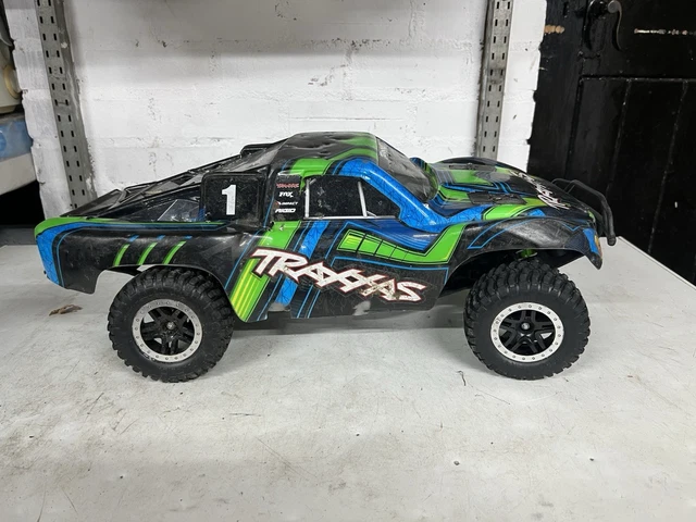 TRAXXAS 68277-4 SLASH Green 4X4 VXL Ultimate 1:10 SC RTR Brushless £291 ...