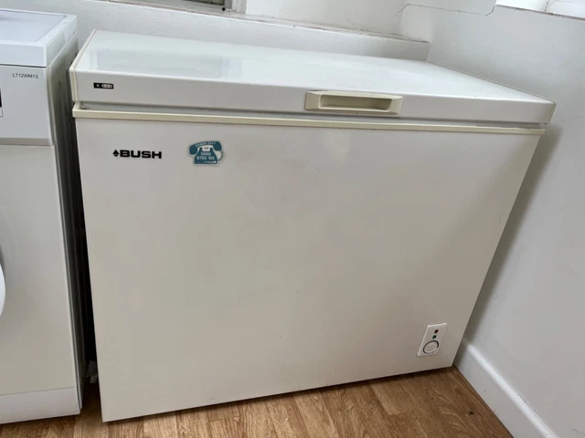 BUSH CHEST FREEZER, white, 200L capacity, Type BSCF200A1, used £26.00 ...