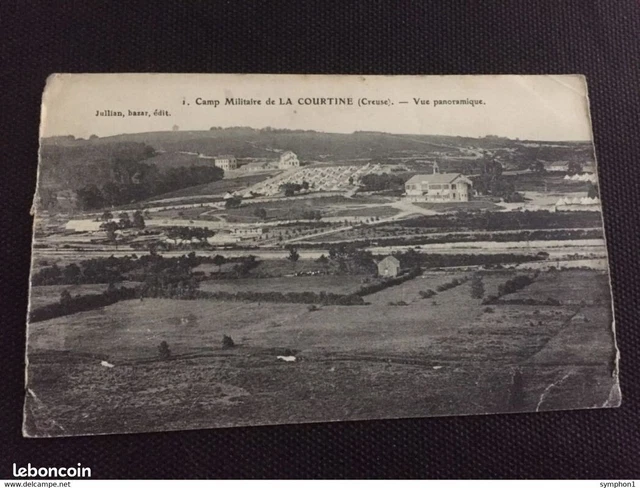 CARTE POSTALE ANCIENNE 23 Camp militaire de la Courtine - Vue panoramique EUR 3,50 - PicClick FR