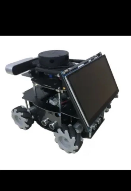 AGV MECANUM WHEEL Omni Move + 7” Screen UGV Ai Robot Vehicle Car Camera ...