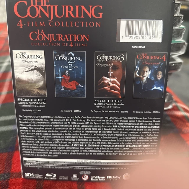 THE CONJURING 4-FILM Collection Blu-ray Brand New with slipcover $40.00 ...
