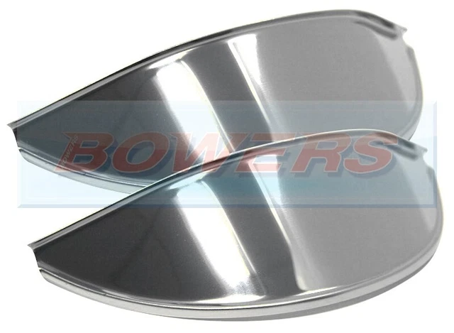 7& STAINLESS STEEL Headlight Headlamp Peaks Classic Car Mini MG £12.95 ...