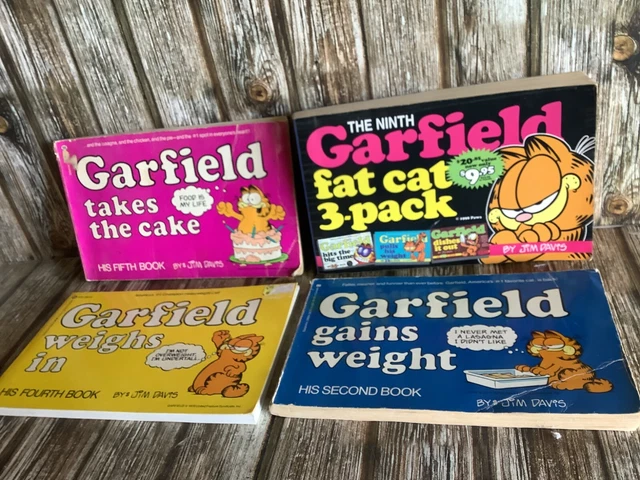 GARFIELD THE CAT - JIM DAVIS CARTOON BOOKS - BULK LOT of COMIC BOOKS ...