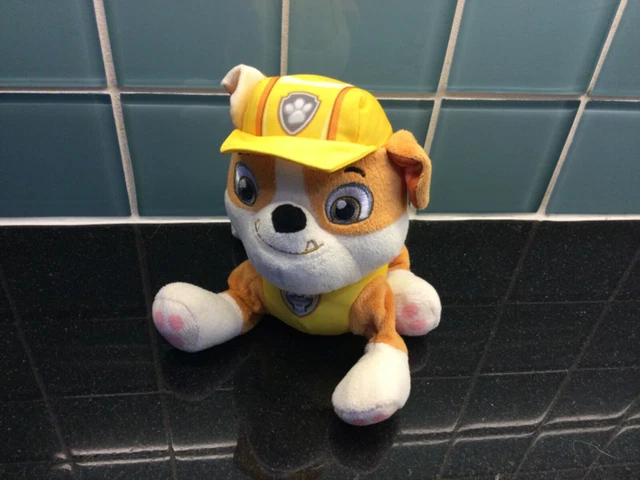 PAW PATROL RUBBLE Pup Soft Toy Exc Cond Nickelodeon Dog £2.95 - PicClick UK