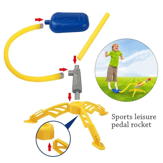 LAUNCHER AIR ROCKET Foot Pump Launcher Foot Pump Launcher Toys Sport ...