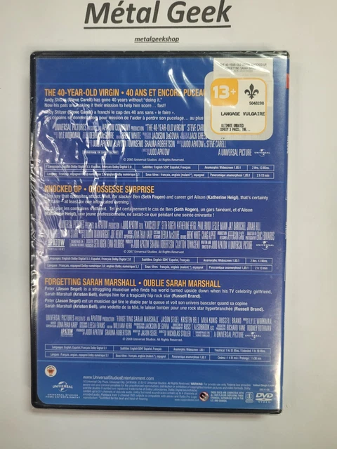 40-YEAR-OLD VIRGIN KNOCKED Up Forgetting Sarah DVD EN/FR/ESP SEALED ...