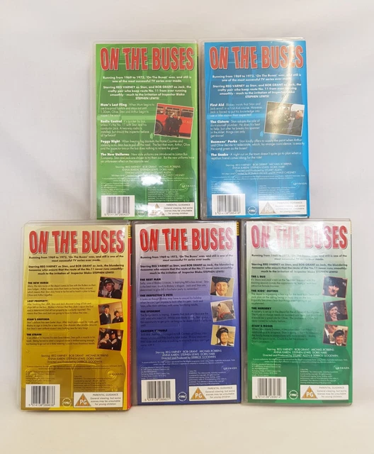 ON THE BUSES (The Best of) VHS Video Tapes Bundle Film Comedy TV (x5 ...