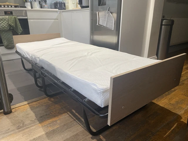 JAY-BE SUPREME SINGLE Bed With Airflow Mattress and Automatic Folding ...