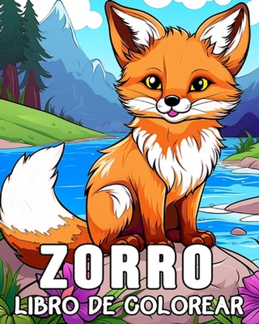 ZORRO LIBRO DE Colorear: 50 Simp?ticas Im?genes de Zorros para Aliviar el Estr?s EUR 26,73 ...