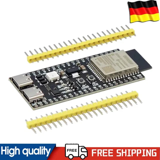 ESP32/ ESP32-S3/ESP32-C3 ENTWICKLUNGSBOARD Dual Typ-C (N8R2 nicht verschweißt) EUR 9,15 ...