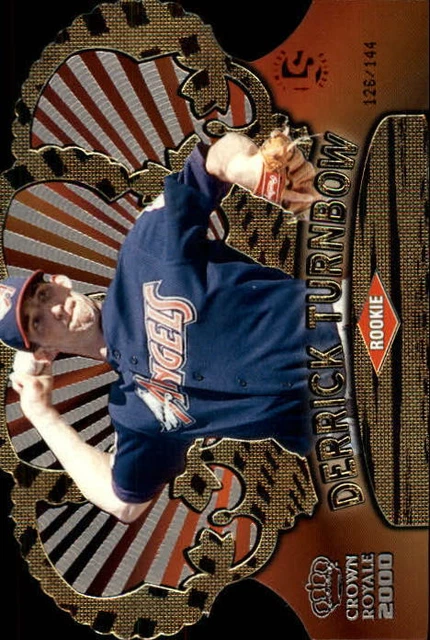 2000 CROWN ROYALE Limited Anaheim Angels carte de baseball #4 Derrick ...