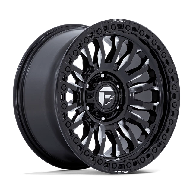 18X9 FUEL OFF-ROAD FC857 Rincon Gloss Black Milled Wheels 6x5.5 (1mm ...