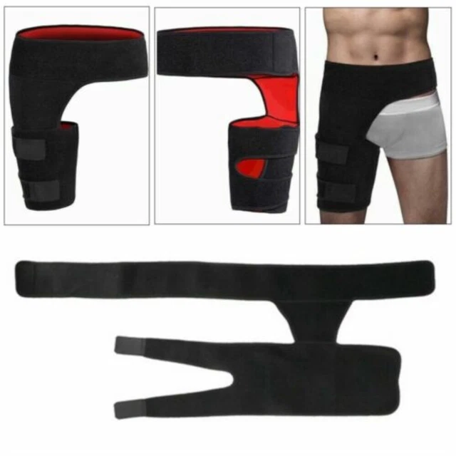 NERVE SUPPORT HAMSTRING Brace Groin Wrap Thigh Wrap Strap Adjustable ...