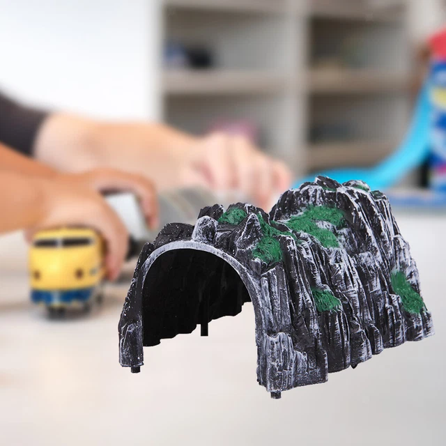 MODEL TRAIN RAILWAY 1:87 Scenery Rockery Tunnel Garden Miniatures Toy ...
