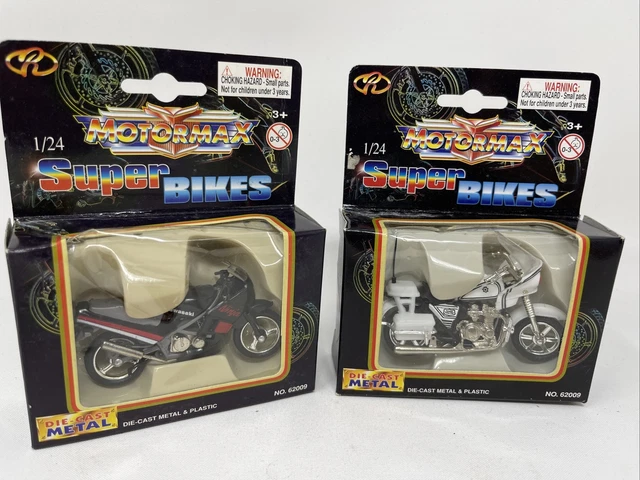 VINTAGE MOTOR MAX You Super Bikes Motorcycles 1/24 Kawasaki Ninja ...