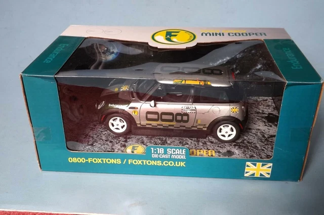 FOXTONS MINI COOPER Die Cast 1:18 Scale Space Agency Unopened £31.90 ...