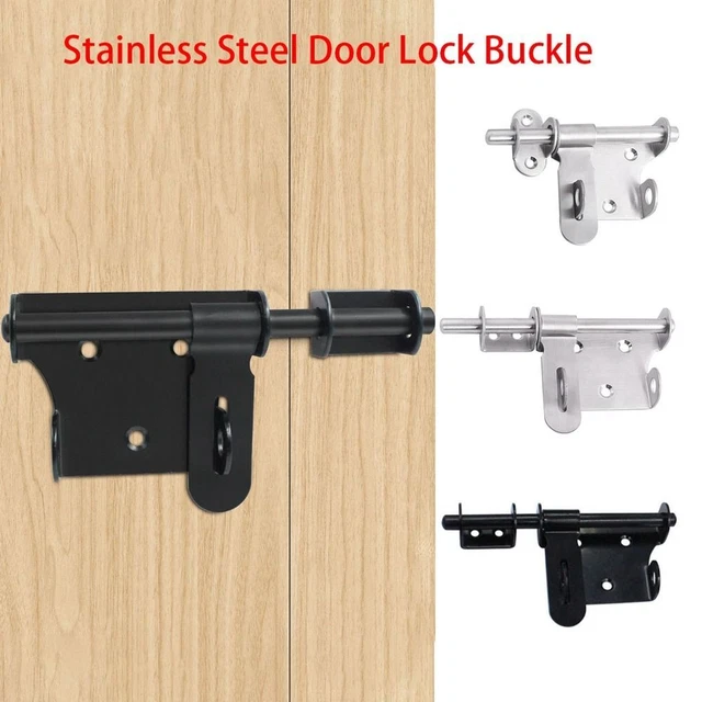 ANTI-THEFT SECURITY BOLT Latch Stainless Steel Window Catch Lock Window ...