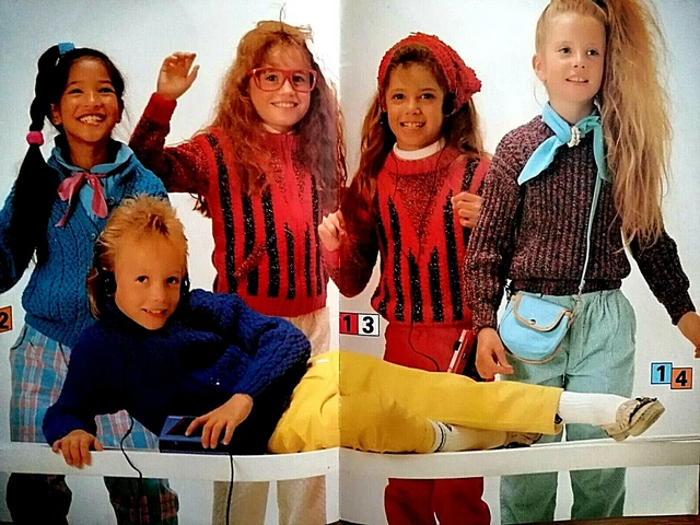 PATONS KIDS CLUB DK KNITTING PATTERNS Booklet, Boys, Girls Sweaters ...